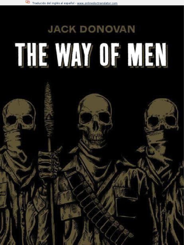 El Camino de Los Hombres Jack Donovan | PDF | Masculinidad | Fuerza
