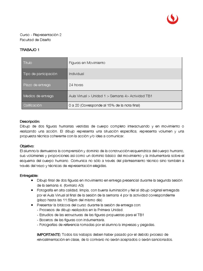 Representación2 Ficha TB1 | PDF
