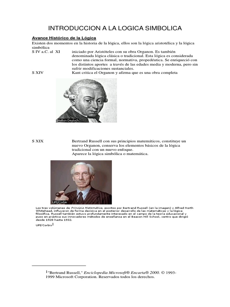 Logica Simbolica | PDF | Proposición | Lógica