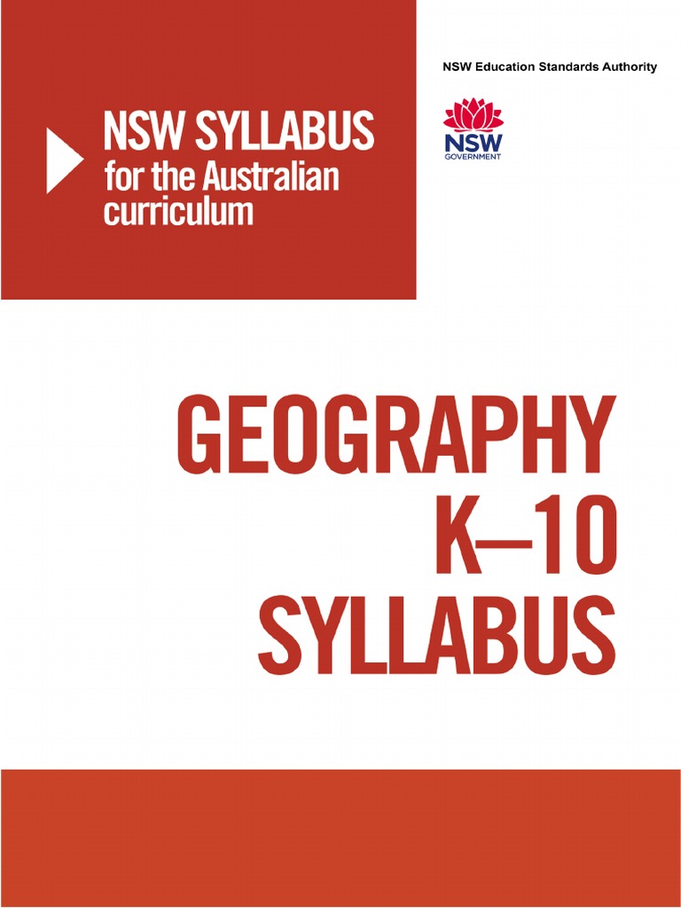 Geography K 10 Syllabus 2015 PDF | PDF | English As A Second Or Foreign ...