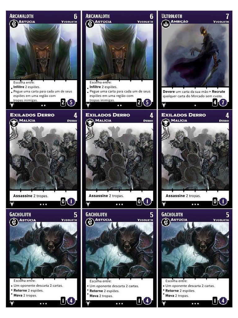 Tiranos Da Umbretern Deck Fan Made Yugoloth 165962 | PDF