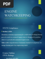 Engine Room Watchkeeping Essentials | PDF | Diesel Engine | Boiler