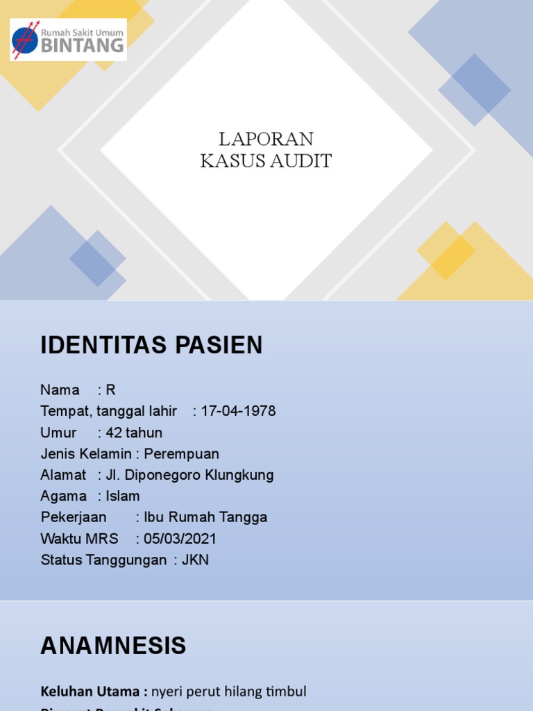 LAPORAN Kasus | PDF