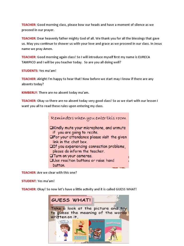 Final Demo Script | PDF | Idiom | Human Communication