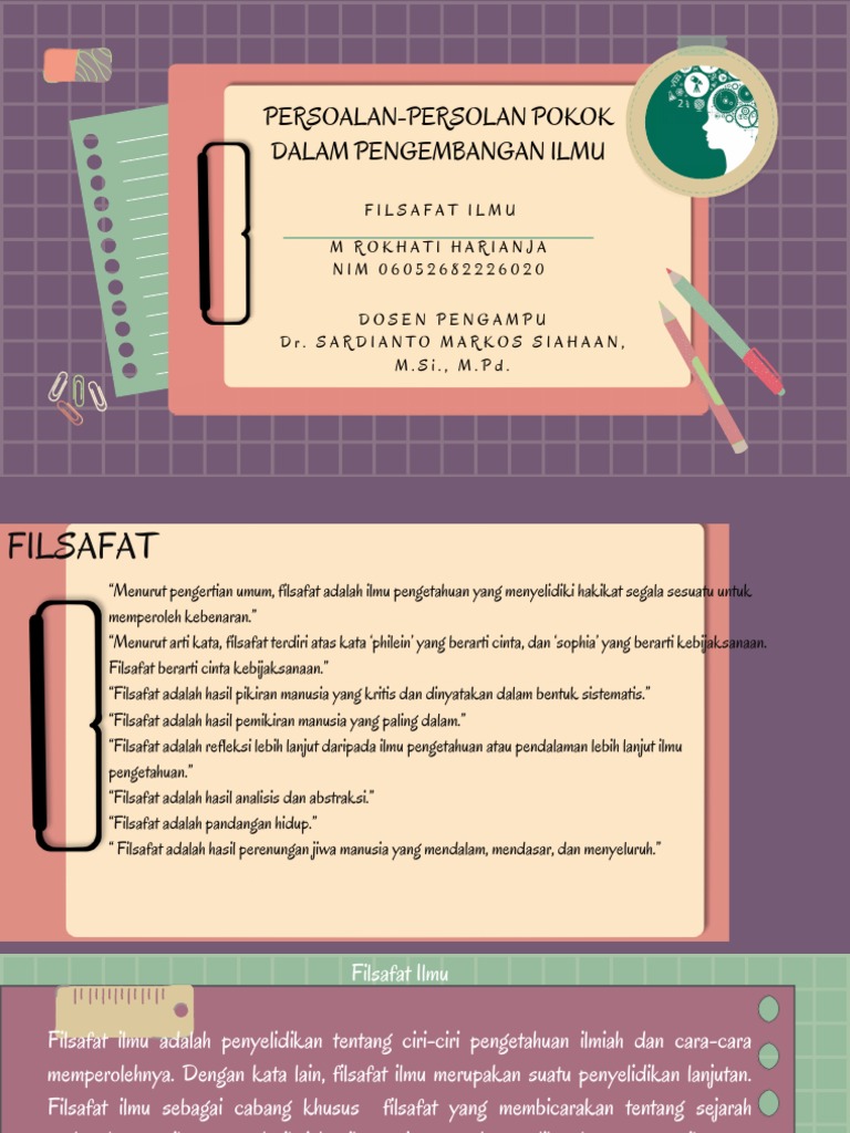 Persoalan - Persoalan Pengembangn Ilmu Share | PDF