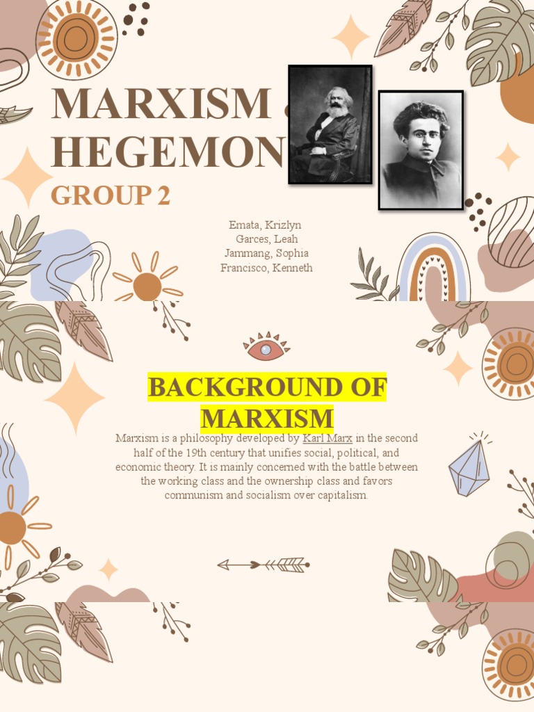 Marxism and Hegemony Explained | PDF