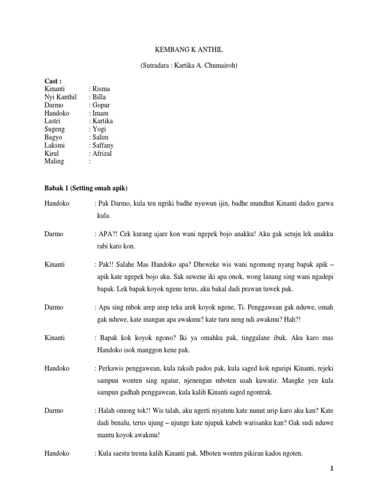 Kembang Kanthil | PDF