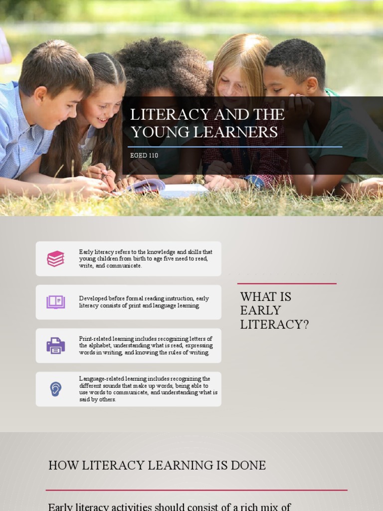 Literacy and The Young Learners | PDF | Literacy | Reading Comprehension