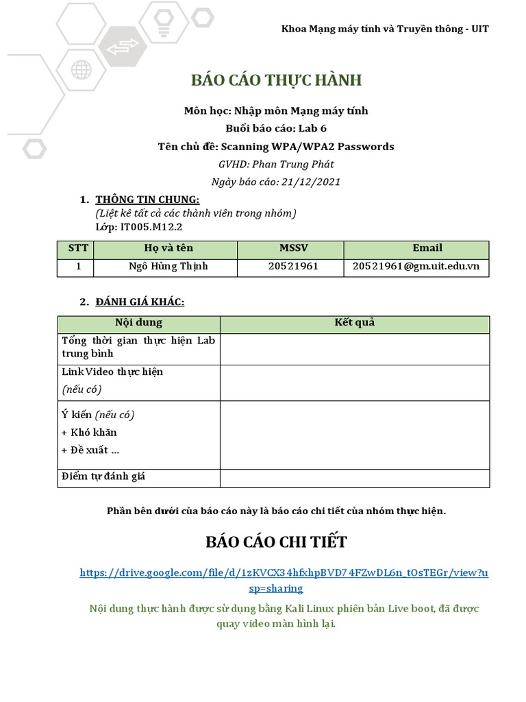 (IT005.M12.2) - Lab06 20521961 | PDF