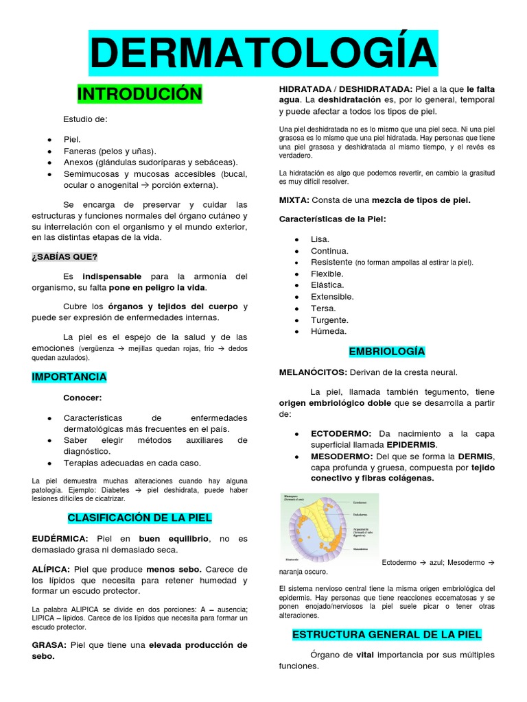 Dermato Oficial | PDF | Piel | Epidermis