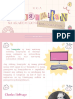 Ang Mga Bahagi NG Computer | PDF