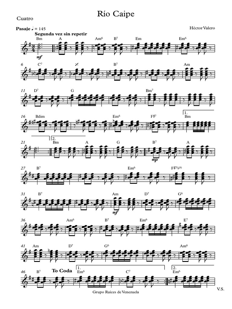 Río Caipe - Cuatro | PDF