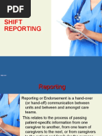 Handling and Taking Over Report | PDF | Nursing | Social Programs