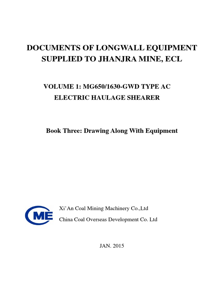 Shearer Volume1 Book 3-Drawings | PDF | Machines | Equipment