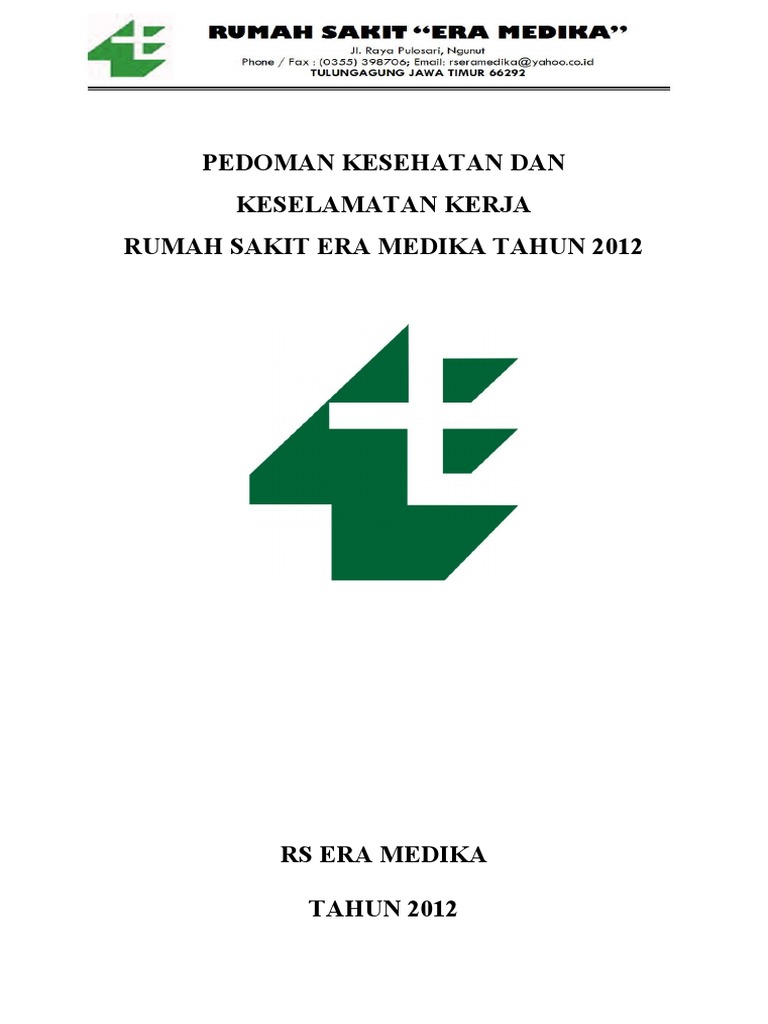 CONTOH Pedoman Kesehatan Dan Keselamatan Kerja Tim k3 | PDF
