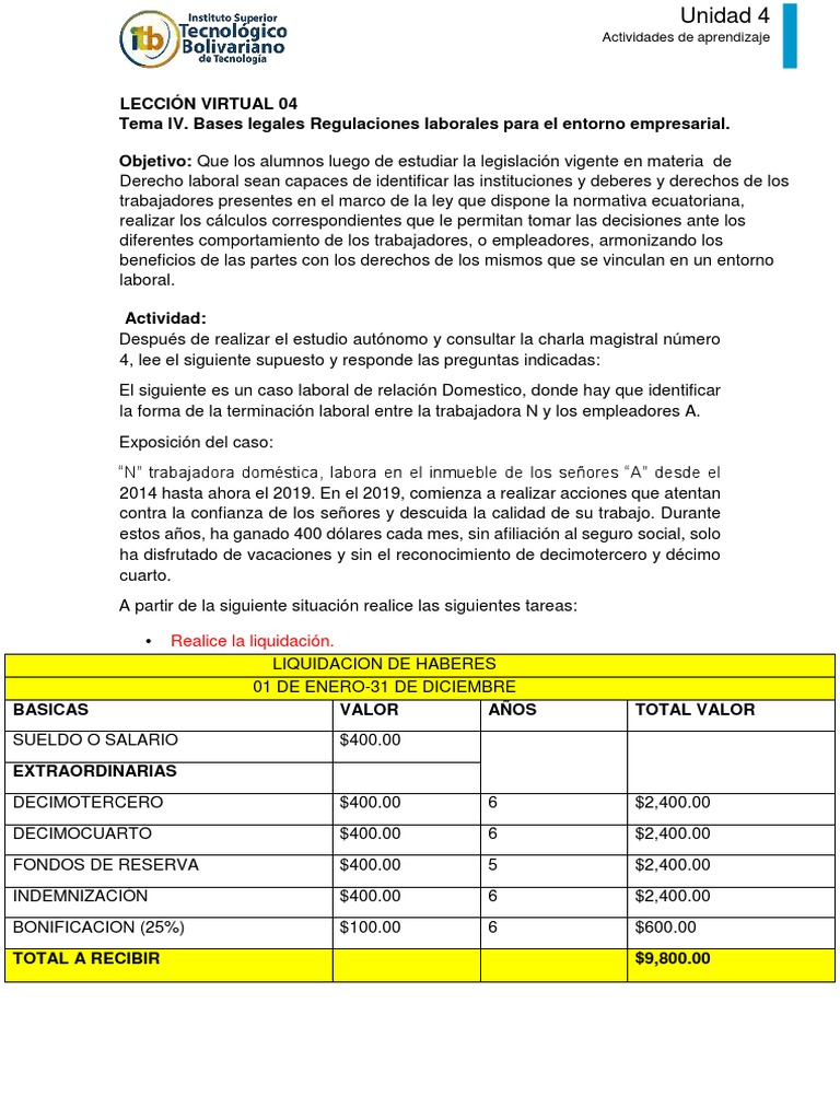 LECCION VIRTUAL No 4 DERECHO | PDF | Economias | Justicia