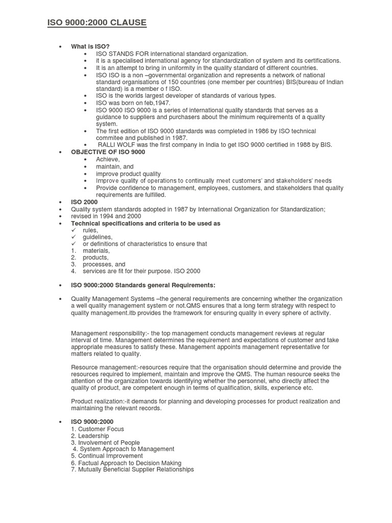 Unit 5 | PDF | Iso 9000 | Quality Management