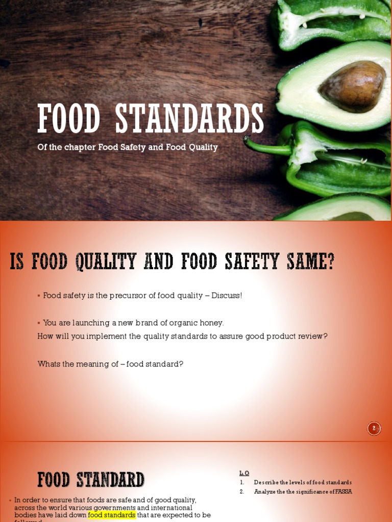 Food Standards Organization - International-Reference | PDF | Food Safety | Health Sciences