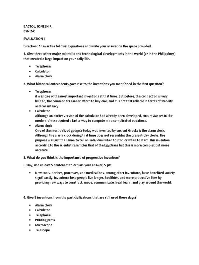 Evaluation 1 | PDF | Computers