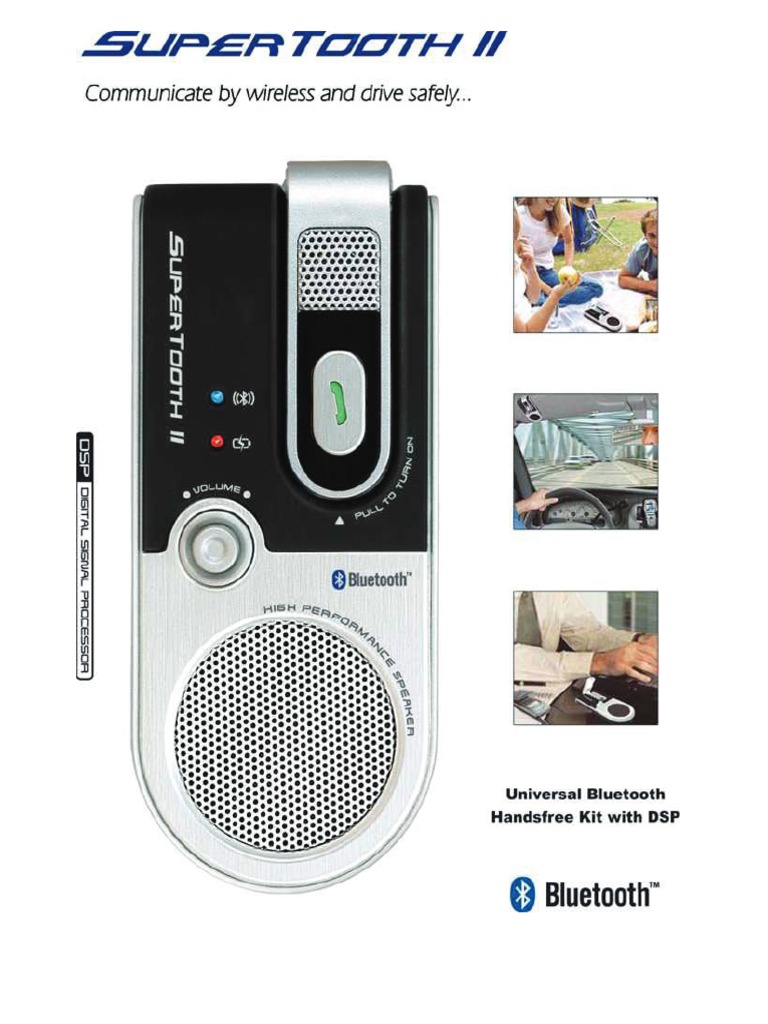 Guía de Usuario SuperTooth II Bluetooth | PDF | Teléfono | Bluetooth