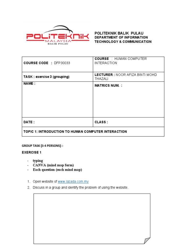 Exercise 3 Grouping 27 9 22 Pdf Computers