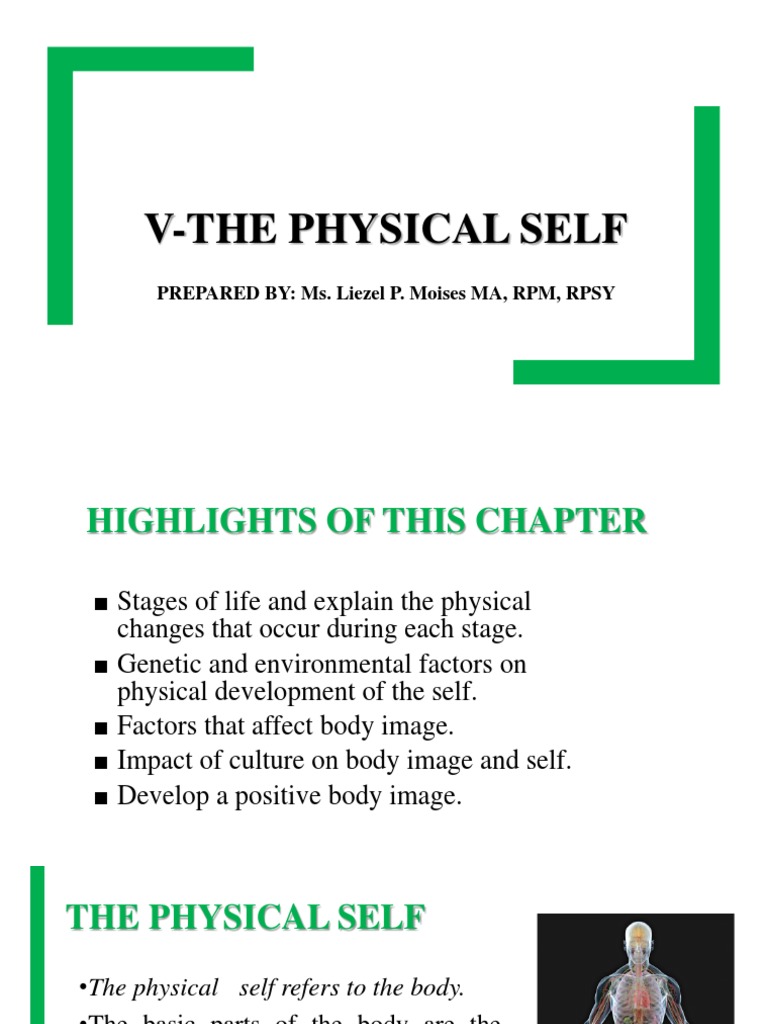 IV. Physical Self PPT - PDF (Acquire) | PDF | Interpersonal Attraction | Puberty