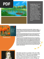 A Thing of Beauty | PDF | John Keats | Poetry