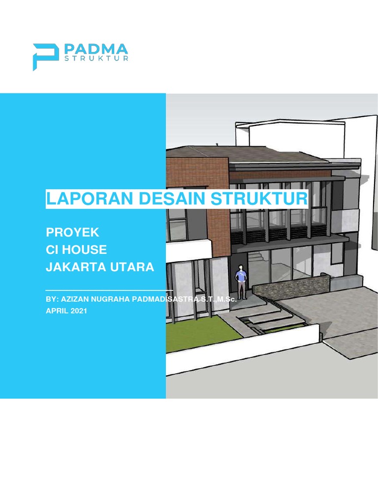 Padma Struktur Contoh Laporan Desain Struktur Comp | PDF
