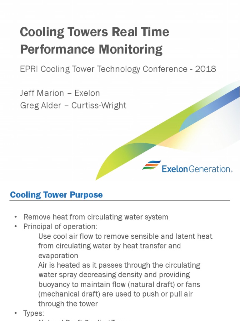 FAMOS Real Time Cooling Tower Monitoring 2018 | PDF | Heat | Humidity