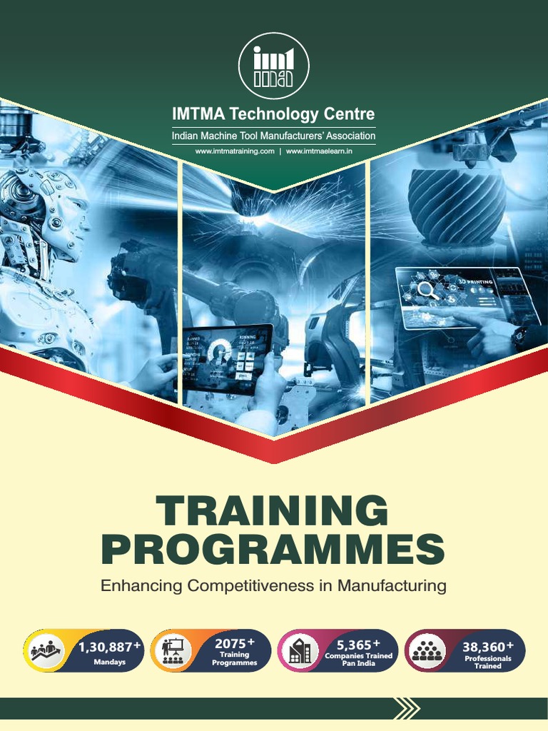 List of Training Programmes Brochure | PDF | Machining | Automation