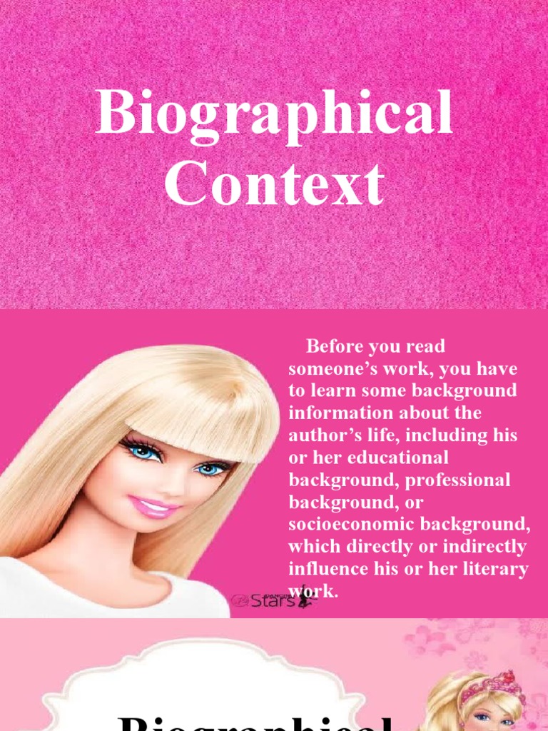 Biographical Context | PDF | Biography