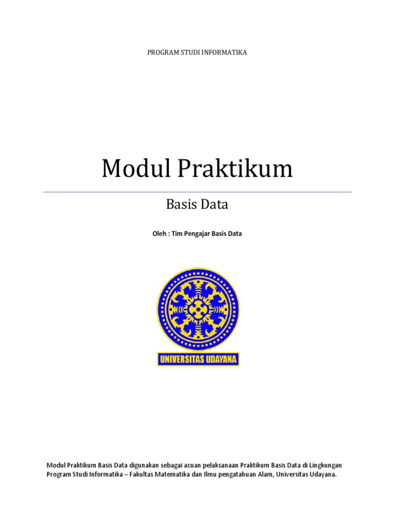 Modul Prak Basis Data | PDF