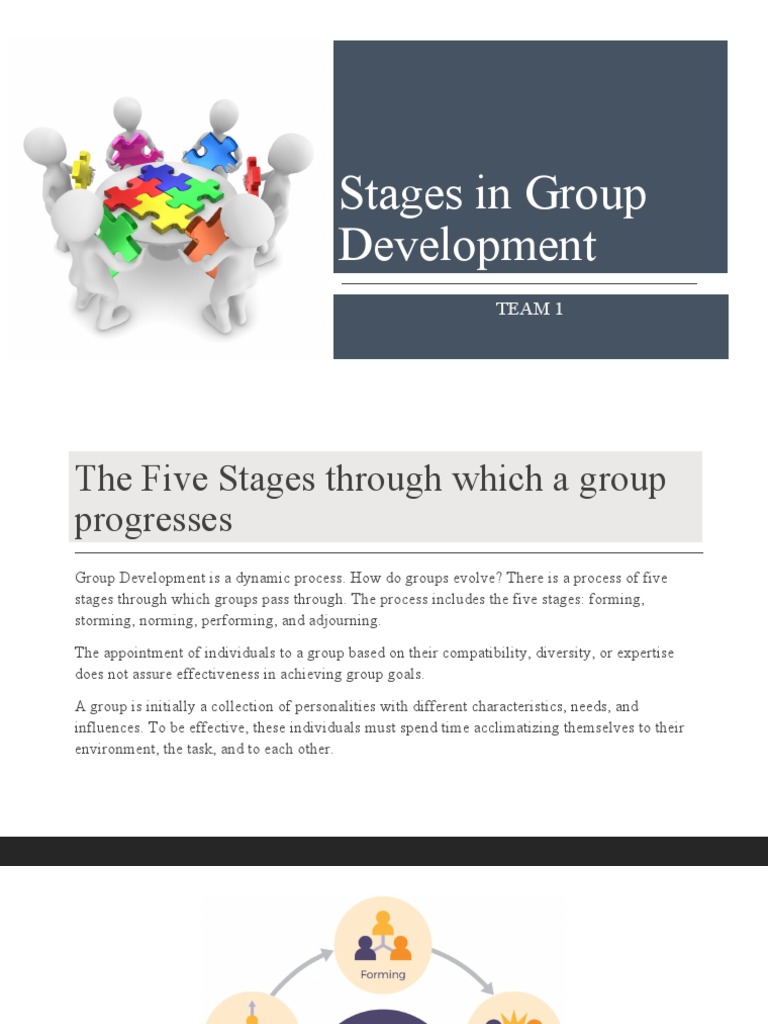 5 Stages in Group Development | PDF | Social Psychology | Cognition
