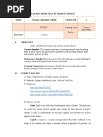 Lesson 1 - Solid, Liquid, and Gas (Grade 3) | PDF | Liquids | Gases