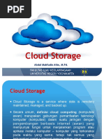 Cloud Storage Ppt-1 | PDF | I Cloud | Cloud Computing