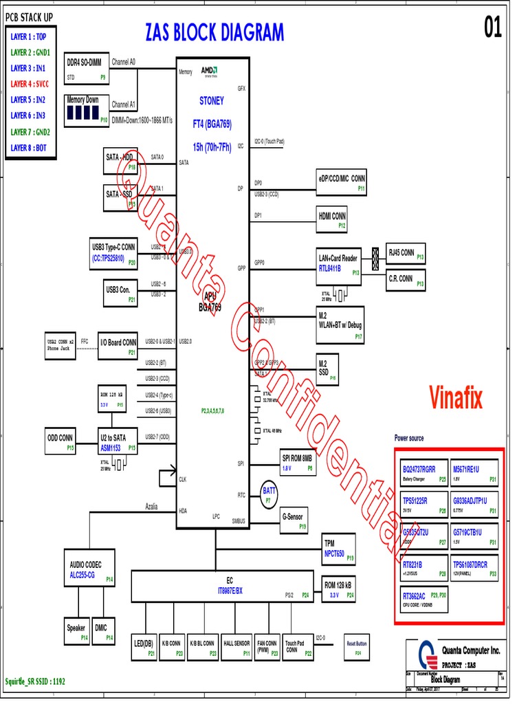 DA0ZASMB8D0 Rev D Schematic Overview | PDF | Computing | Electrical ...