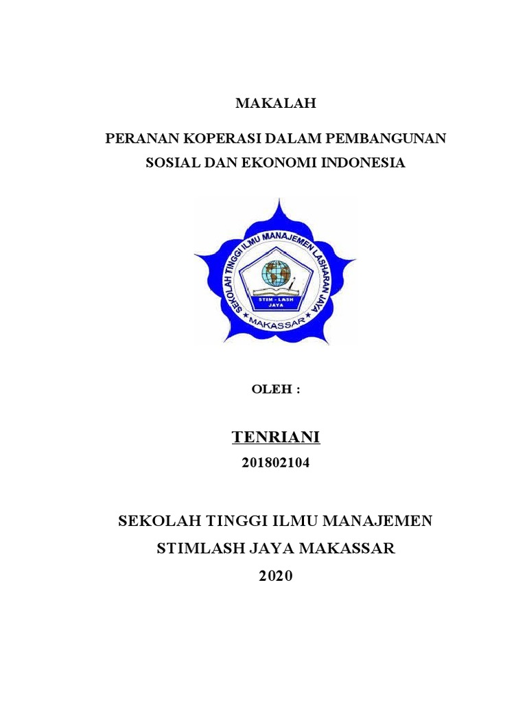 Peran GBHN dalam Koperasi Indonesia | PDF | Ilmu Sosial