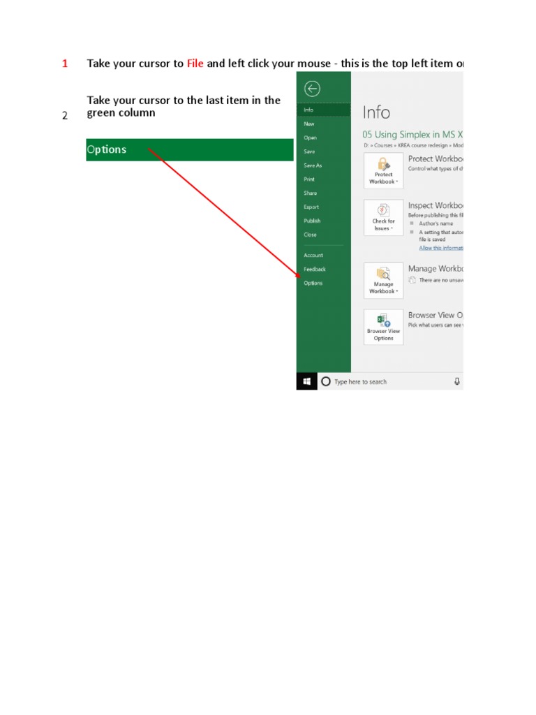 04 Using Simplex in MS XL | PDF | Cursor (User Interface) | Icon (Computing)