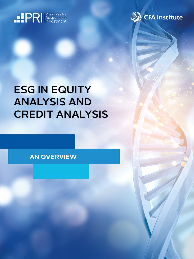 2.1 ESG in Equity Analysis and Credit Analysis | Download Free PDF ...