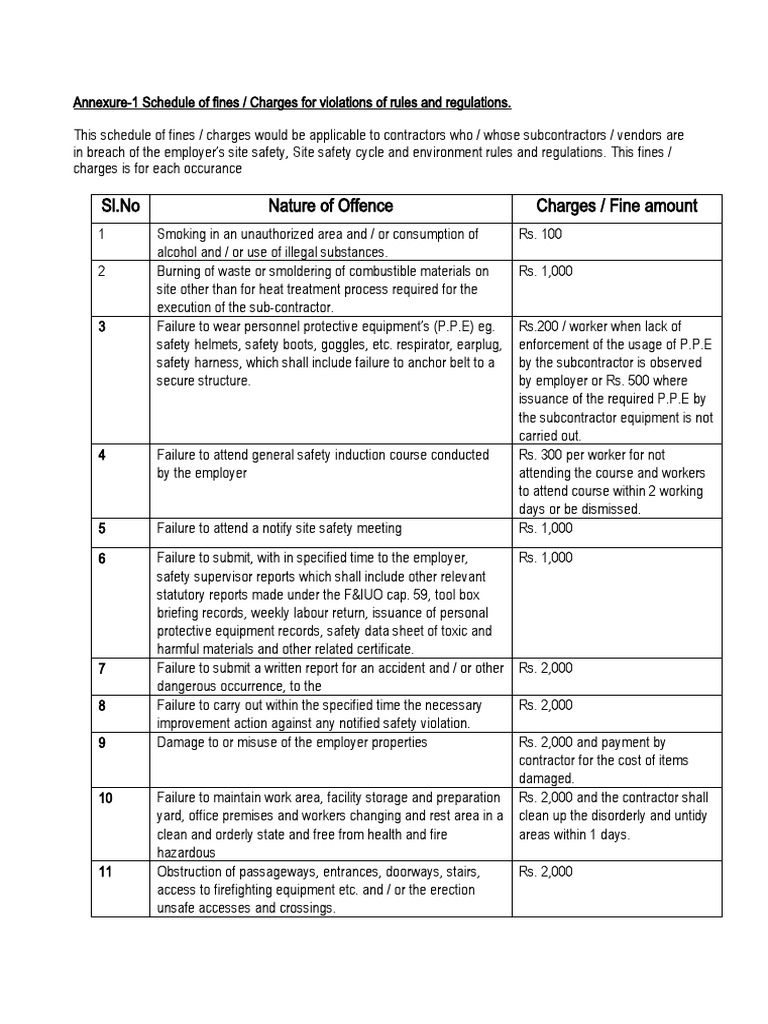 Vol-5 HSE Plan (Annexure-1) | PDF | Safety | Employment