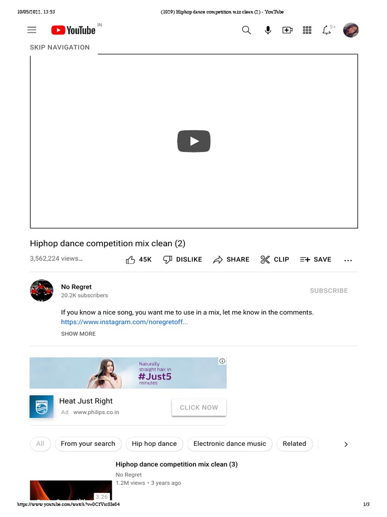 (1029) Hiphop Dance Competition Mix Clean (2) - YouTube | PDF | Hip Hop ...