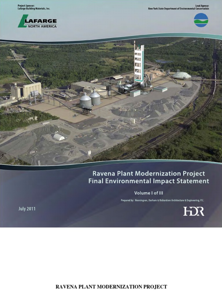 Ravena Plant Modernization Impact Statement | PDF | Air Pollution ...