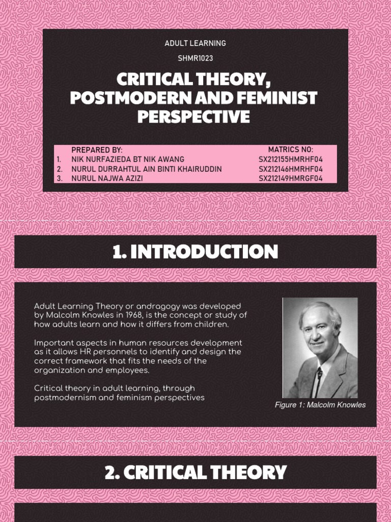 Postmodern Feminism in Adult Learning | PDF | Gender Studies | Feminism