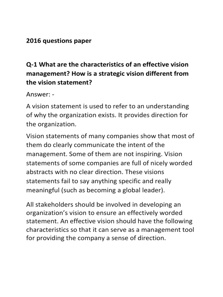 Strategic Management Project Pdf Strategic Management Governance