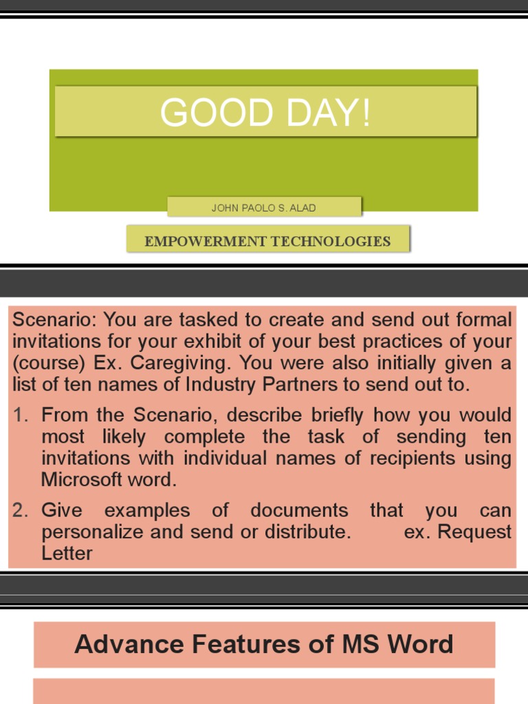 7 - MS Word Mail Merging, Label, & Inserting Image | PDF | Microsoft ... 7 - MS Word Mail Merging, Label, & Inserting Image | PDF | Microsoft ...