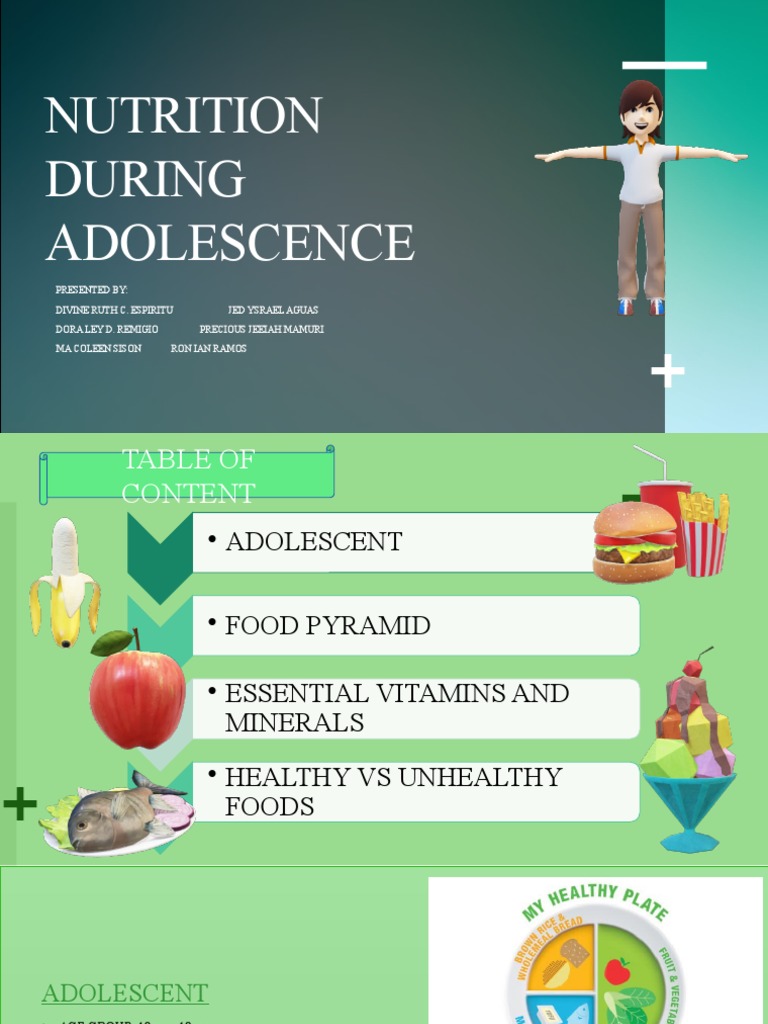 Health Module 1 Nutrition During Adolescent | PDF | Self-Improvement ...