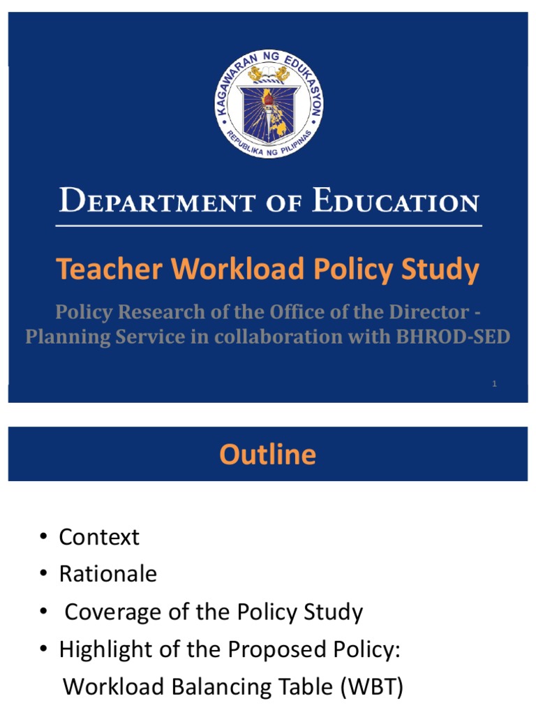 Teachers Workload Balancing Tool - 090622 1 | PDF | Teachers | Workload