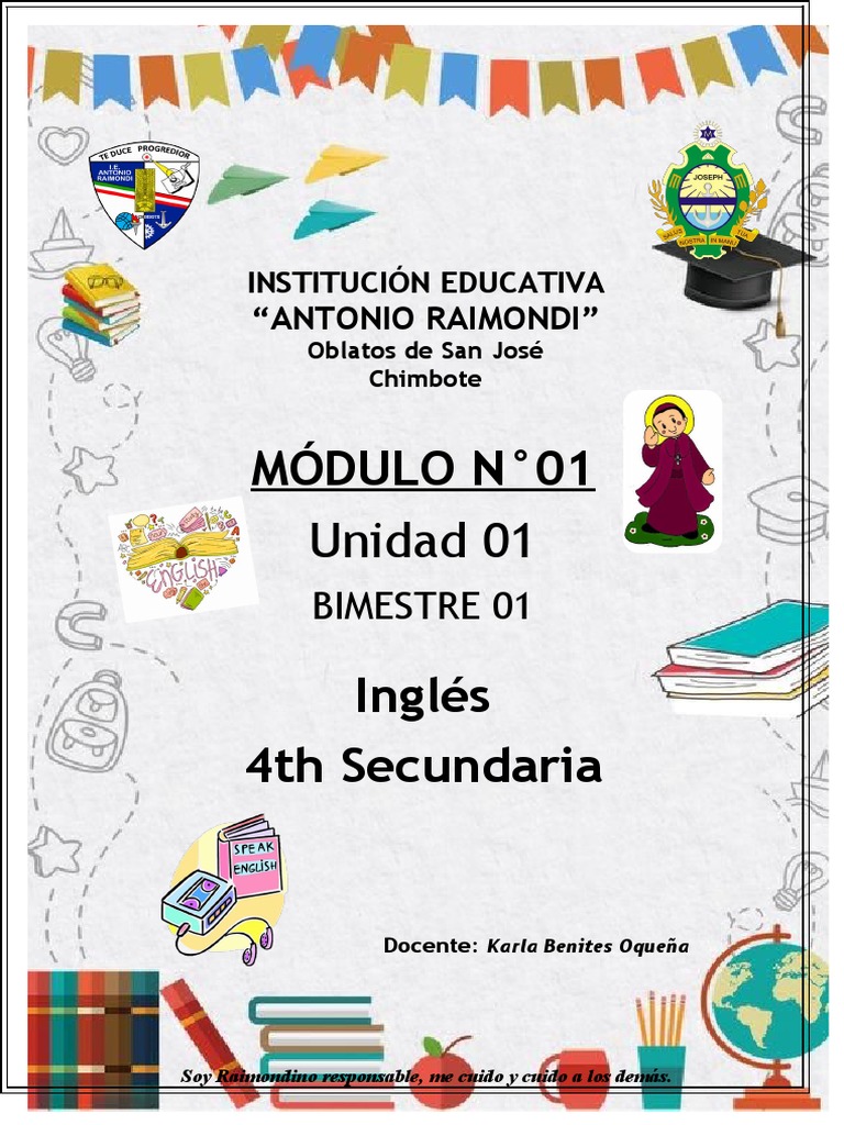 MODULE - TOPIC 01 (Unit 01) - Back To School Respecting Biosecurity ...