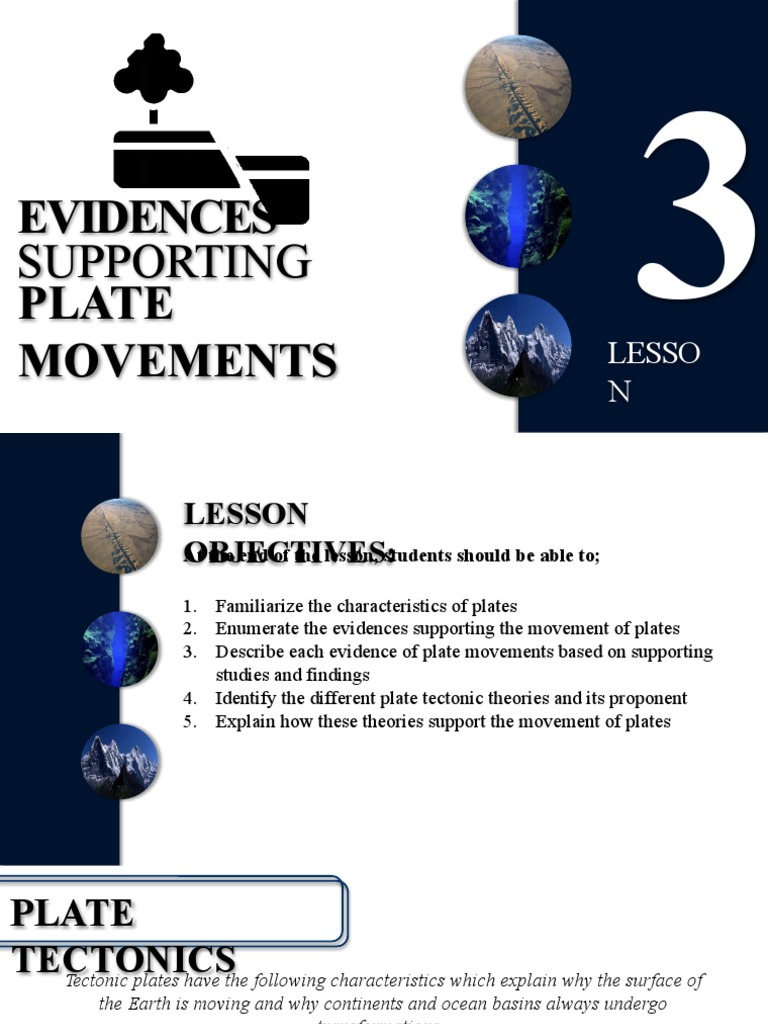 Lesson 3 - Evidence Supporting Plate Movements | Download Free PDF ...