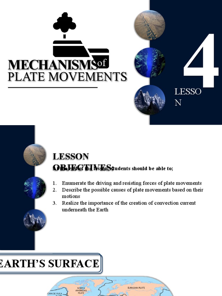 Lesson 4 - Possible Causes of Plate Movements | PDF | Plate Tectonics ...
